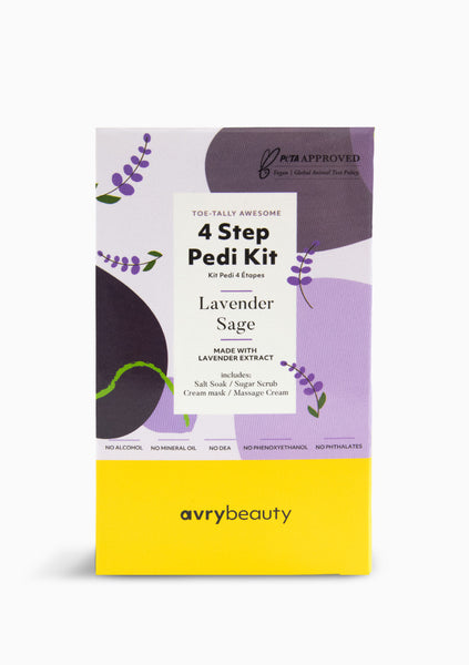 Lavender Sage 4 Step Pedi Kit Pedi System | AvryBeauty